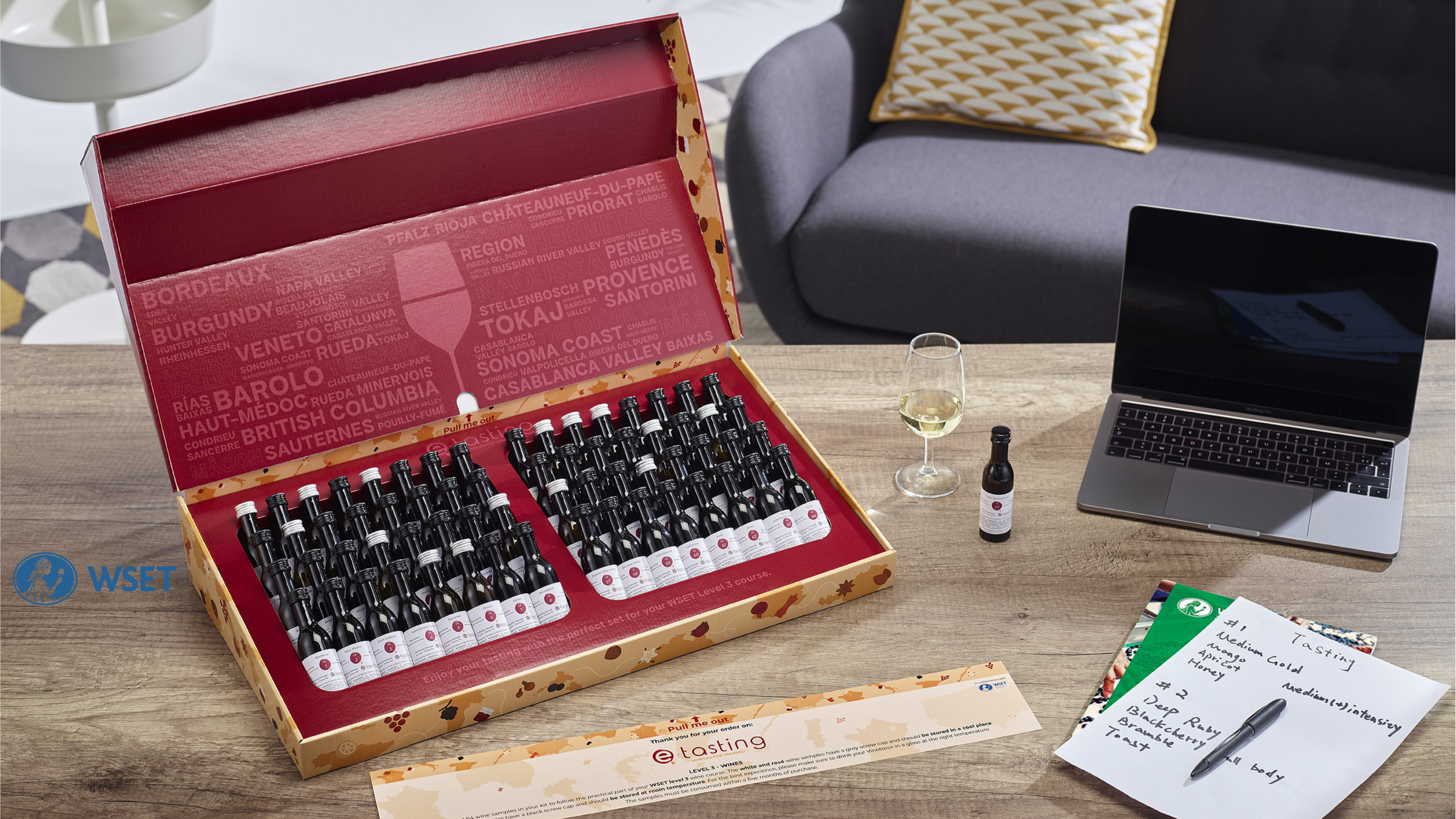 Wine and Spirits Kits for WSET Courses | E-Tasting Europe – E-tasting UE